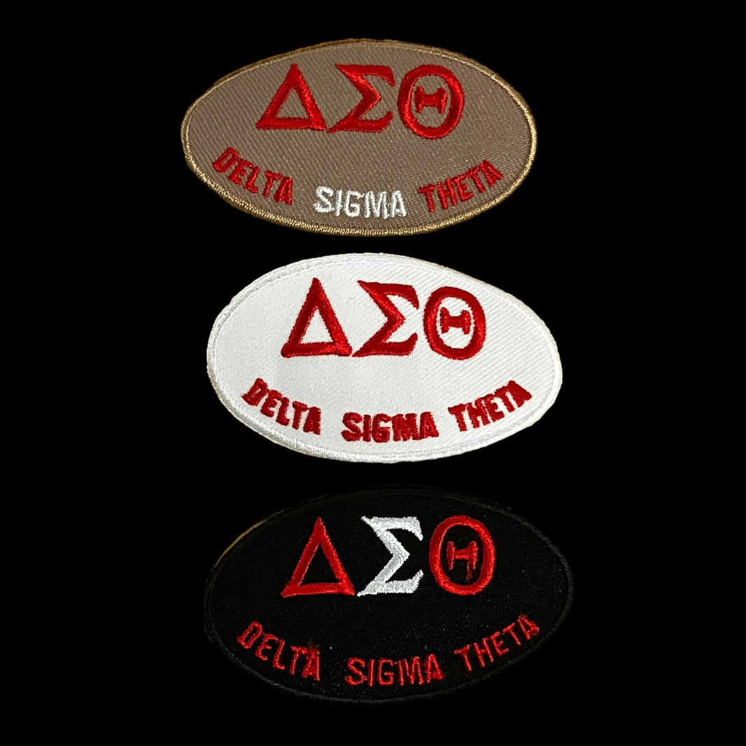 Delta Sigma Theta Greek Letter Combo – D9 Patches
